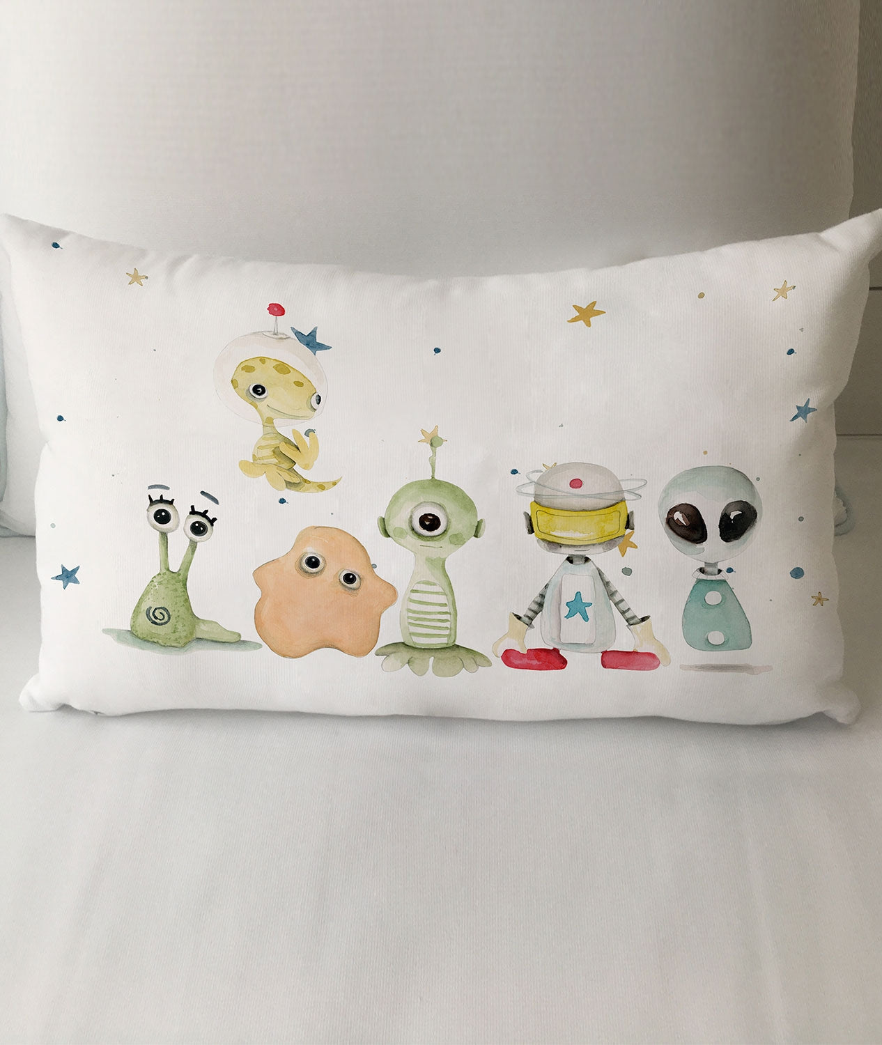 Personalized children's cushion ALIENS I